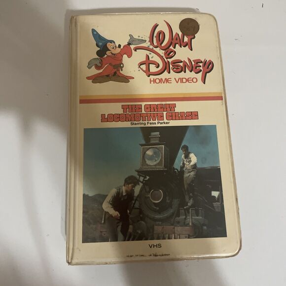 Media | Vintage Walt Disney The Great Locomotive Chase Clamshell Beta ...